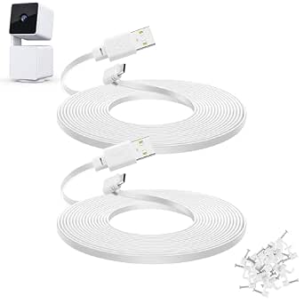 YEAOI Lot de 2 câbles d'extension de 9 m pour caméra extérieure WYZE ...