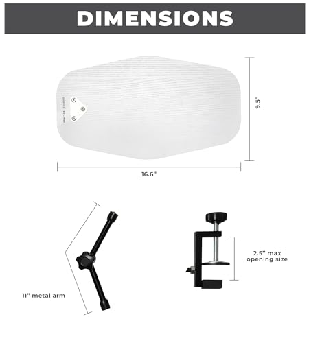 Refined Round Office Light Cover and Desk Shade for Light-Sensitive Workers