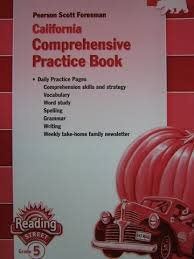 Pearson Scott Foresman California Comprehensive Practice Book Reading ...