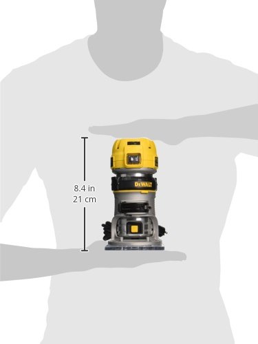 DEWALT Router, Fixed Base, Variable Speed, 1-1/4-HP Max Torque (DWP611 ...