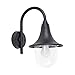 MiniSun Modern IP44 Outdoor Black Fishermans Style Wall Light Lamp ...