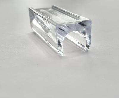 Amazon.com: 1/2" Clear Plastic Chair Glide for Metal Rail Chairs sled ...