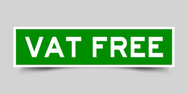 Vat Free Sign Sticker, Waterproof Sticker : Amazon.in: Office Products
