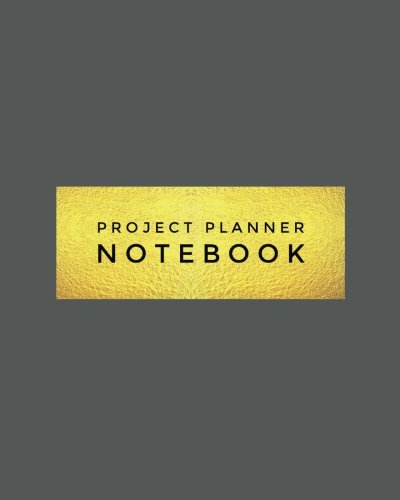 Amazon.com: Project Planner Notebook: Grey Organizer For Your Projects ...