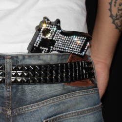 Amazon | (ピンプコード) Pimp Code スタッズ ベルト 合成皮革 シルバー 100cm | ベルト 通販