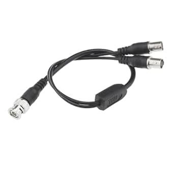 OTOTEC BNC Coaxial Y Splitter Cable BNC Male to Dual BNC Female Adapter Cable for CCTV System ...