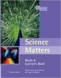 Amazon.com: Science Matters Learner's Book Grade 8: 9780521595612 ...