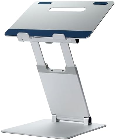 Amazon.com: Ergonomic Laptop Stand for Desk, Adjustable Height Up to 20 ...