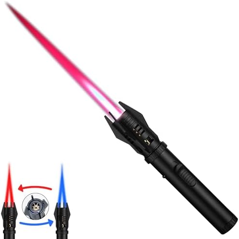 Amazon.com: Torch Lighter, Bright Fire Lighter with Safety Lock and ...