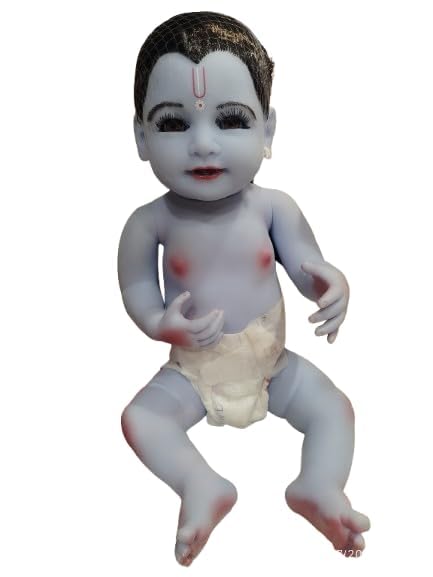 Buy MishraEnterprises11 Silicon Hand Crafted Idol of Laddu Gopal kanha ...