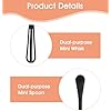 Amazon.com: 6 Pcs Mini Whisks, Multifunctional Spoon Head Plastic ...