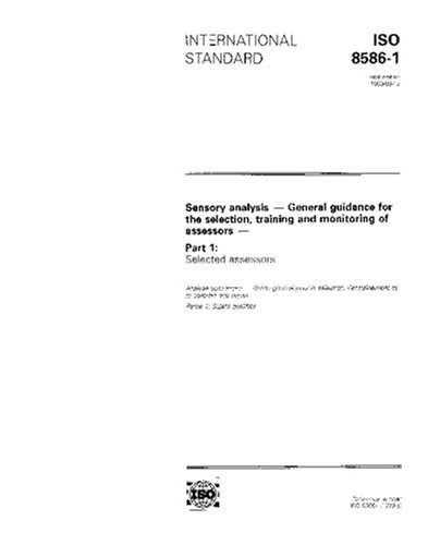 ISO 8586-1:1993, Sensory analysis - General guidance for the selection ...
