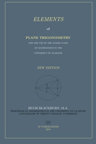 Buy Elements of Plane Trigonometry Book Online at Low Prices in India ...