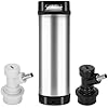 Amazon.com: Corny Keg 5 Gallon Keg Made of Stainless Steel with Double ...