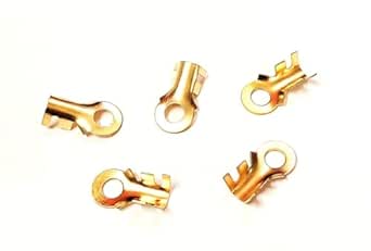 Battery Thimble Connector 18 mm Circular Electrical Wire Cable Golden ...