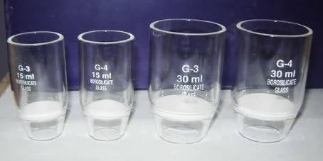 Gooch Crucible Borosilicate Glass| Pack of 2| (50ml, G-1) : Amazon.in ...