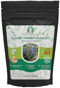 Amazon.com: AYURVEDASHREE Alkanet Root Powder (Ratanjot/Arnebia Nobilis ...