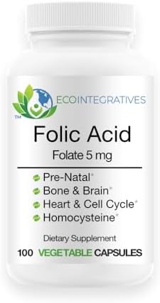 Amazon.com: Vykee Nutrition Folic Acid Supplement – High-Potency ...