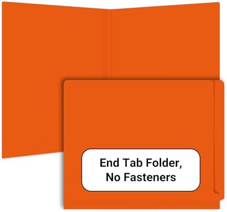 Amazon.com : Orange Medical File Folders, USA Made, Doctor Stuff, No ...