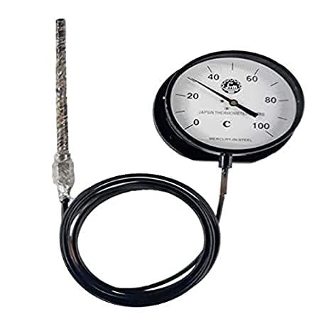 BHI/JTM Dial Thermometer capillary Type temperature gauge MS Body ...