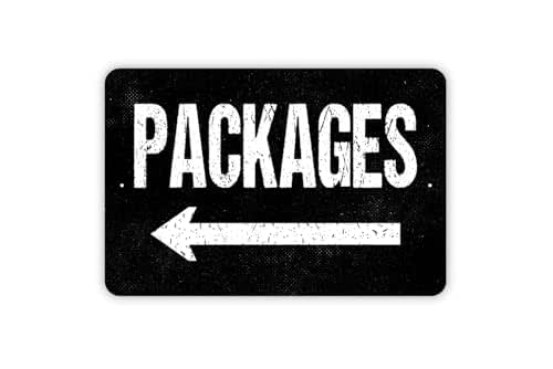 Amazon.com: Packages With Left Or Right Directional Arrow Sign Metal ...