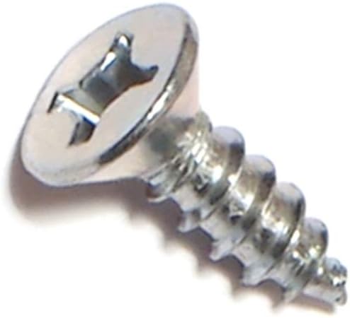 Hard-to-Find Fastener 014973302191 Square Drive Flat Wood Screws, 8 x 5 ...
