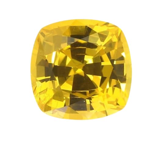 NEXG Pukhraj Stone Original Certified Natural Yellow Sapphire Stone AAA ...