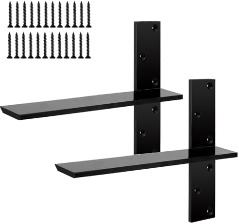 Amazon.com: Free Hanging Countertop Support Bracket 16" Lx2.5 W 2 Pack ...