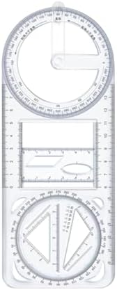 Multifunctional Geometric Ruler Mathematics Drawing Template for ...