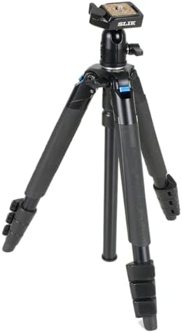 Amazon.com : Slik Sprint Mini III Travel Tripod w/SBH-100 Ball Head for ...
