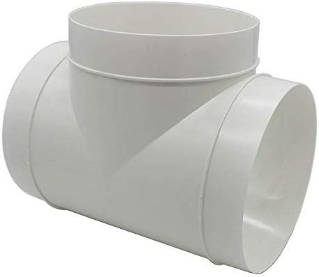 Fantronix 6 inch Ceiling Extractor Fan T Joint Rigid Plastic Tube ...
