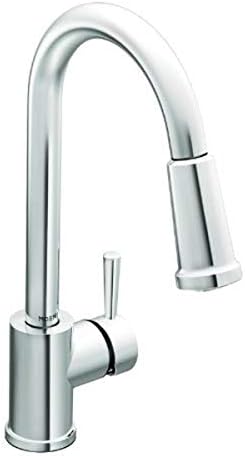 Moen 7594C Arbor One-Handle High Arc Pulldown Kitchen Faucet (Chrome ...
