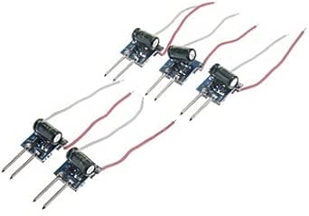 Amazon.com: YX-7030 LED Driver Power Supports 4 x 1W - Black + Green (5 ...