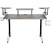 Amazon.com: dar Core Computer Gaming Desk, Standard, Gray/Black : Home ...