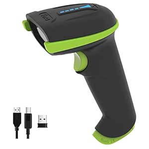 Tera Barcode Scanner Wireless Versatile 2-in-1 (2.4Ghz Wireless+USB 2.0 ...
