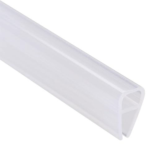 TA-VIGOR Frameless Shower Door Bottom Seal Strip, 8mm Drip Rail – 6mm ...