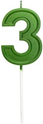 Amazon.com: Wilton W91-02 Numeral Candle, 3-Inch by 1.5-Inch, No. 2 ...