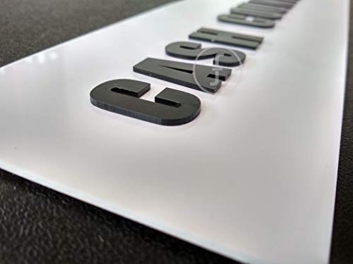 Buy fingerz Cash Counter Sign Board Acrylic 3D Letters for Bank Office ...