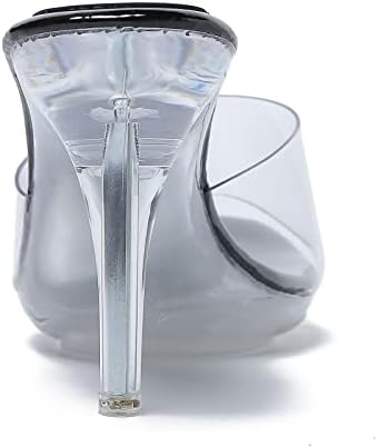 Amazon.com | LIURUIJIA Clear Heels For Women Dress Shoes Slippers ...