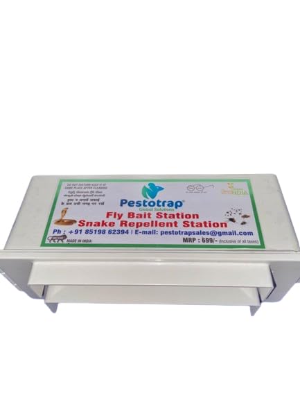 Pestro Trap Fly Bait Stations and Snake Repellent Bait Station for Home ...