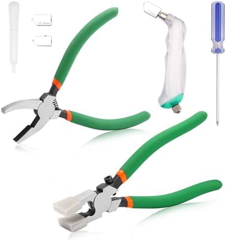 Amazon.com: SPEEDWOX 10PCS Heavy Duty Glass Running Pliers Breaker ...