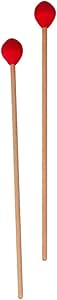 DIKACA 2pcs Marimba Hammer Felt Timpani Stick Percussion Drum Mallets ...