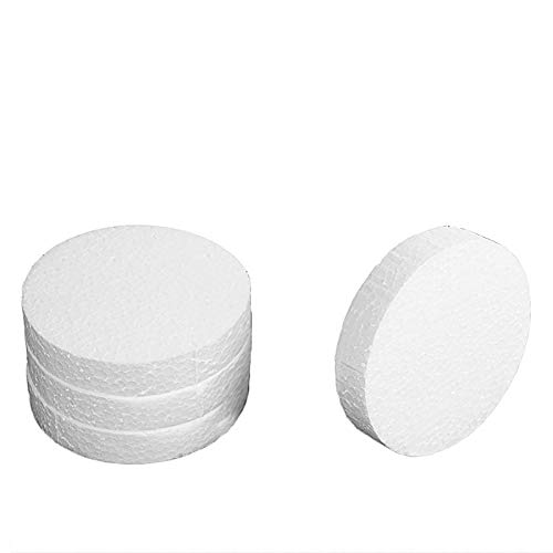 Amazon.com: Balsa Circle 36 pcs 4-Inch White Foam Discs for Crafts DIY ...