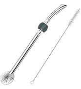 Amazon.com: Reusable Bombilla Yerba Mate Straw - Stainless Steel ...