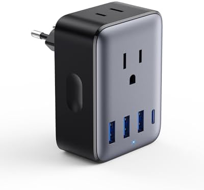 Amazon.com: Anker (Pack of 2) USA to Europe International Plug Adapter ...