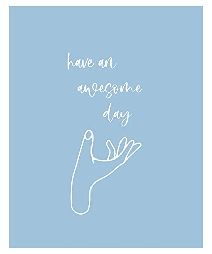 Amazon.com: Have An Awesome Day Poster - Wall Decor for Bedroom Posters ...