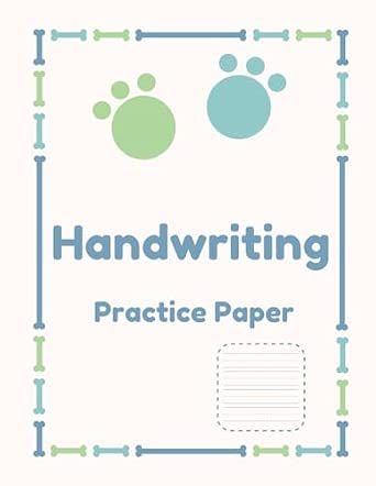 Amazon.com: Handwriting Practice Paper, Preschool Pre-handwriting ...