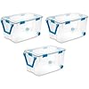 Amazon.com - Sterilite 120 Qt Wheeled Gasket Box, Stackable Storage Bin ...