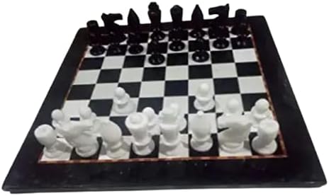 Buy Krishna Marble Handicraft Marbles Chess Boards-Luxury Black & White ...