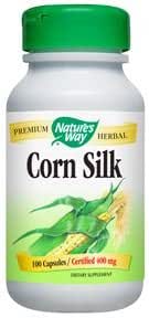 Nature's Way Corn Silk, 1,200 mg per serving 100 Vegan Capsules ...